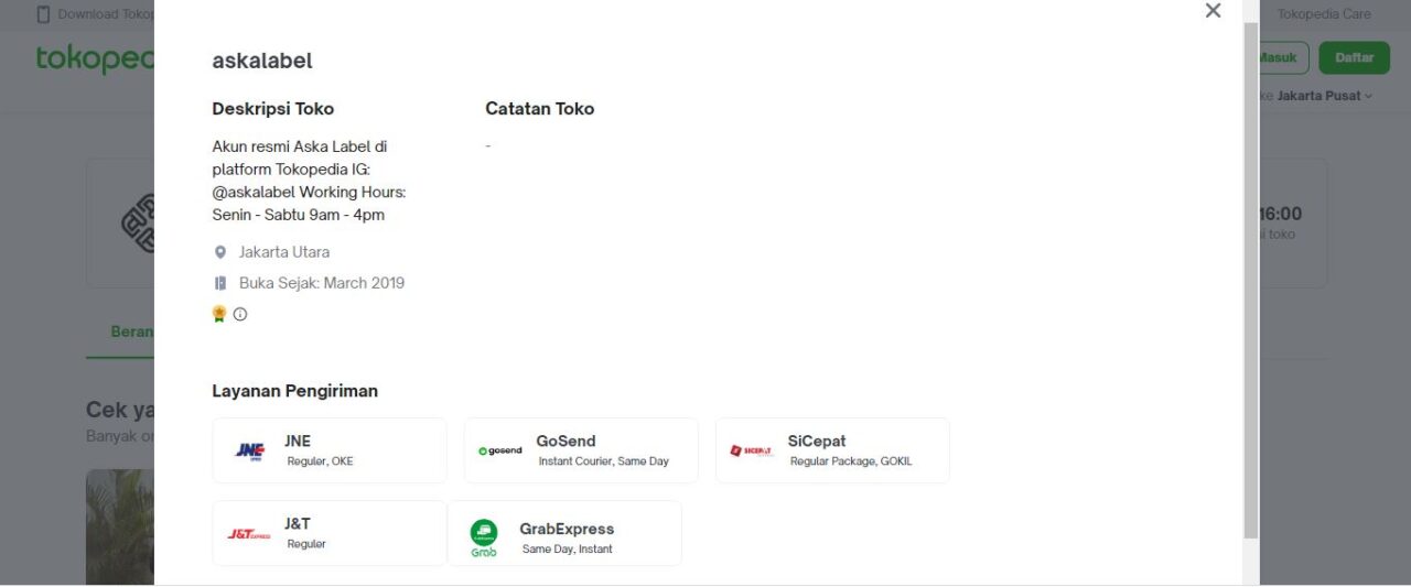 Cara Buat Catatan Toko di Tokopedia dan 6 Contoh Terbaiknya!