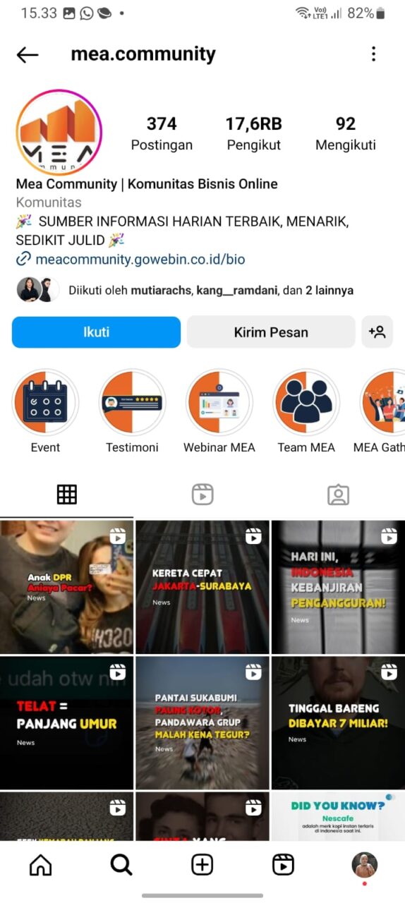 5 Contoh Akun Publik Instagram Untuk Berhasil. Inspiratif!
