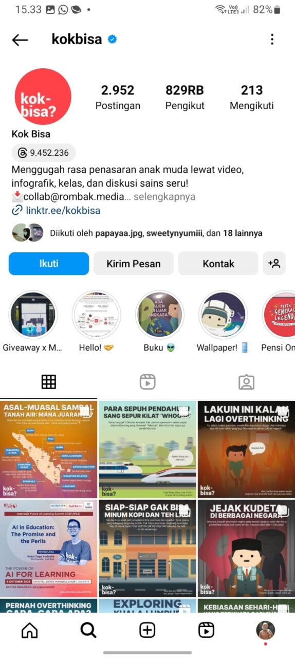 5 Contoh Akun Publik Instagram Untuk Berhasil. Inspiratif!