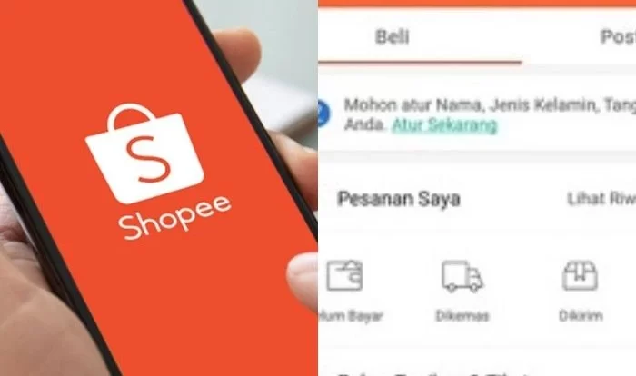 cara menghapus pesanan yang dibatalkan di shopee